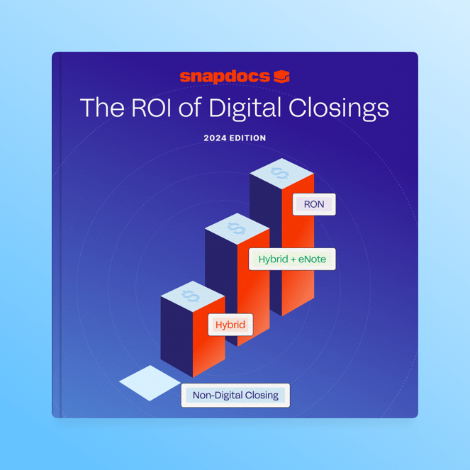 Digital Mortgage Closing Solutions for Lenders — Snapdocs